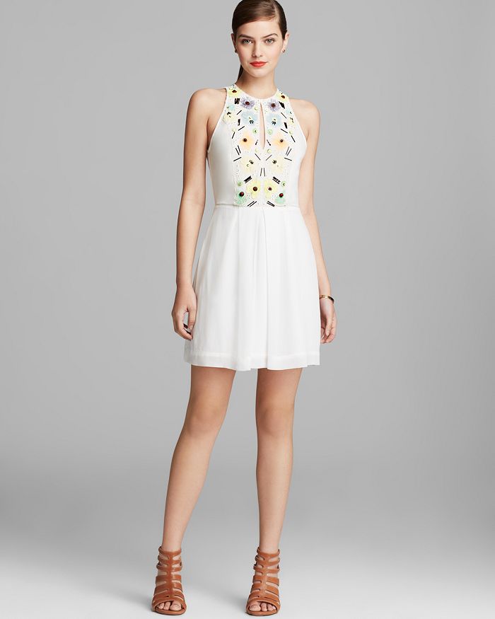 FRENCH CONNECTION Dress - Summer Lilli Embellished | Bloomingdale's