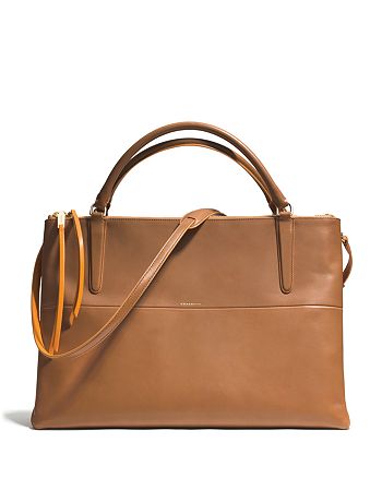 COACH The Large Borough Bag in Edgepaint Leather | Bloomingdale's