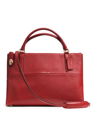 COACH Turnlock Borough Bag in Pebbled Leather | Bloomingdale's