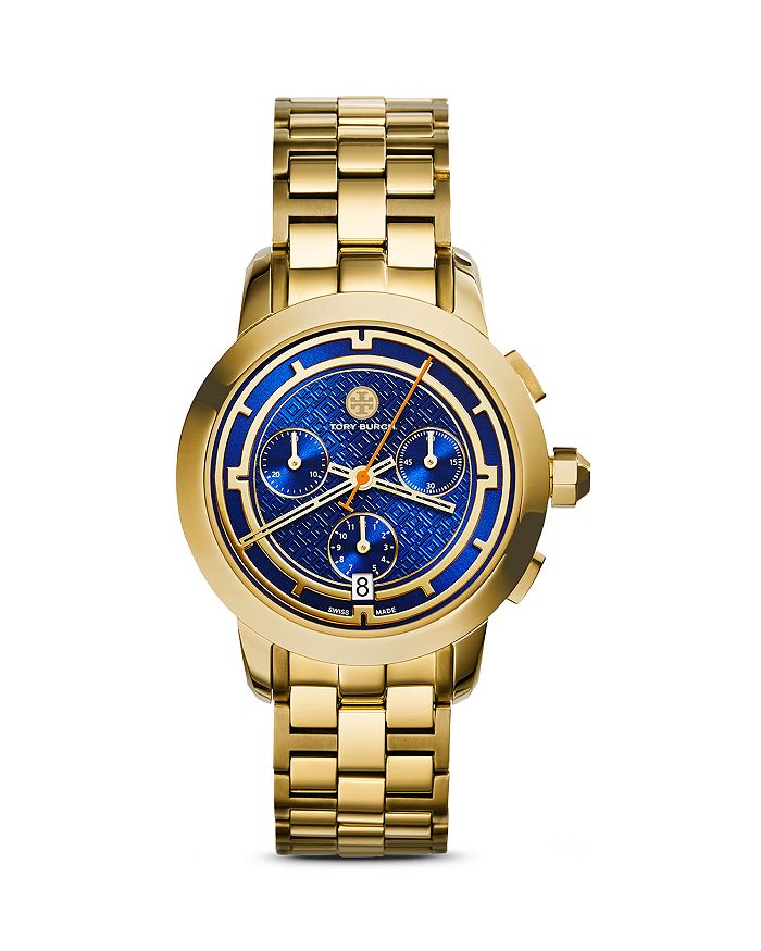 Tory Burch The Tory Chronograph Watch, 37mm | Bloomingdale's