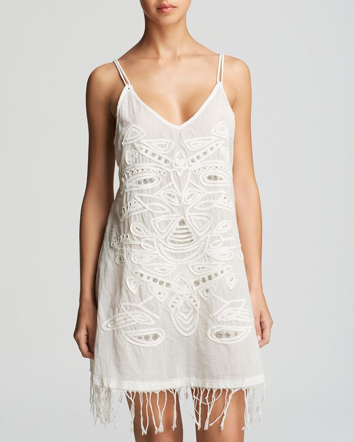 PQ Swim PilyQ Sari White Dress Swim Cover-Up | Bloomingdale's