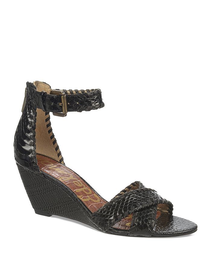 Sam Edelman Open Toe Wedge Sandals - Silvia | Bloomingdale's