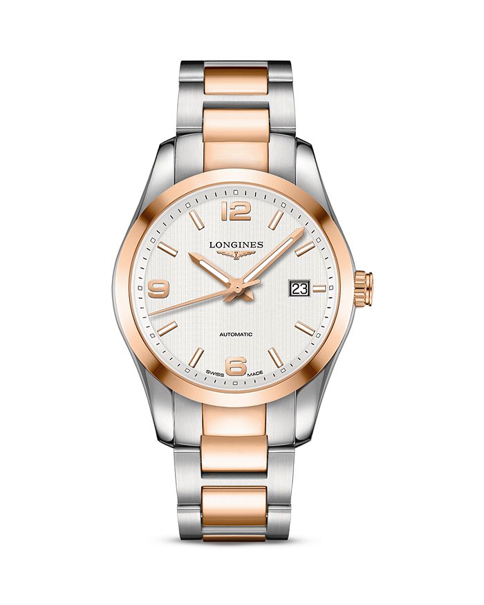 Longines Conquest Classic Watch, 38.5mm In Silver | ModeSens