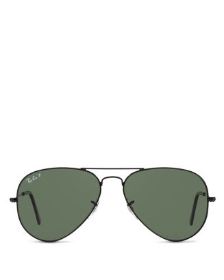 Ray-Ban Polarized Classic Aviator Sunglasses, 58mm | Bloomingdale's