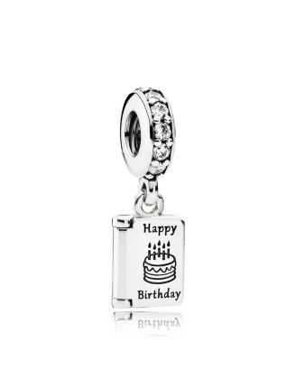 Pandora Dangle Charm - Sterling Silver & Cubic Zirconia Birthday Wishes ...