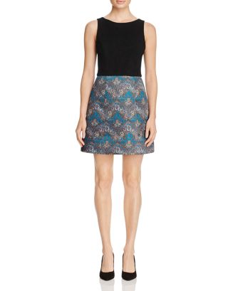 Alice and Olivia Alice + Olivia Alejandra Combo Dress | Bloomingdale's