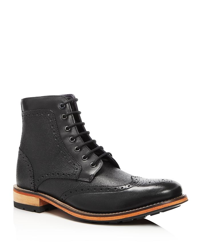Ted Baker Men's Sealls Brogue Wingtip Boots | Bloomingdale's