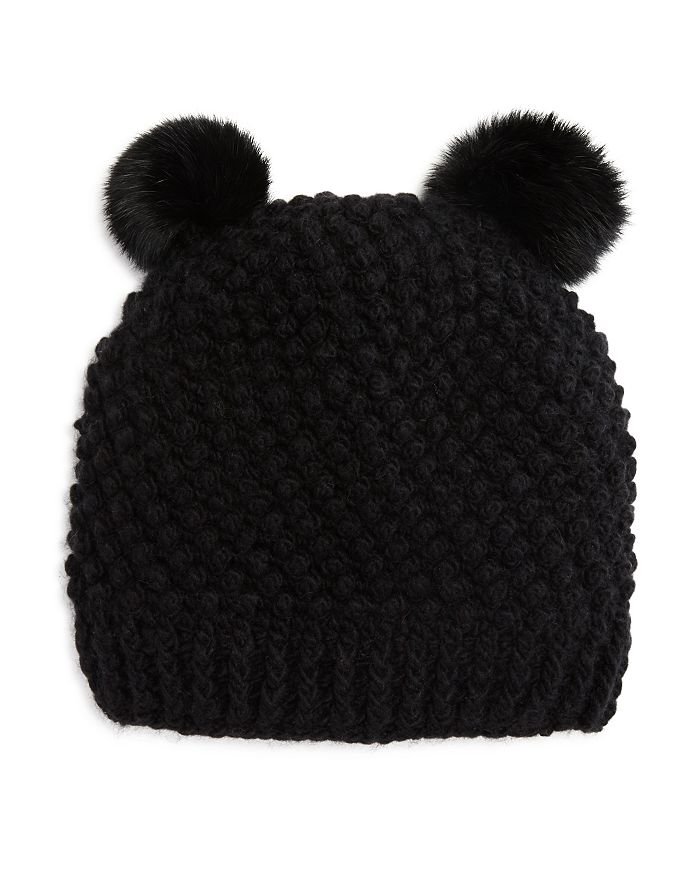 Surell Girls' Double Pom Hat | Bloomingdale's