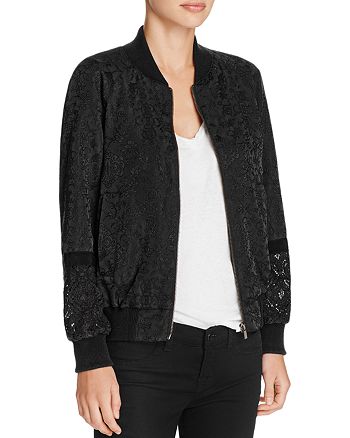 FRENCH CONNECTION Francisco Jacquard Bomber Jacket | Bloomingdale's