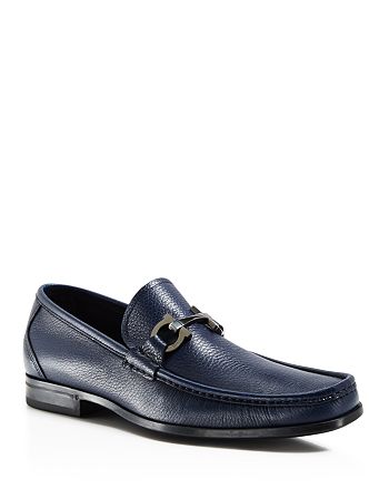 Salvatore Ferragamo Men's Grandioso Calfskin Leather Loafers with ...