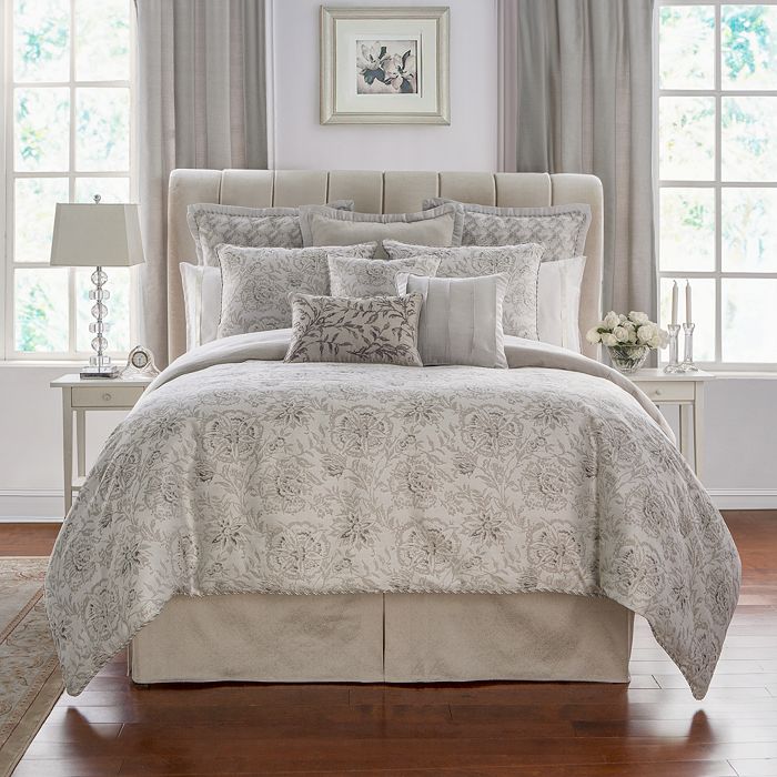 Waterford Sophia Floral Jacquard Comforter Set, Queen | Bloomingdale's