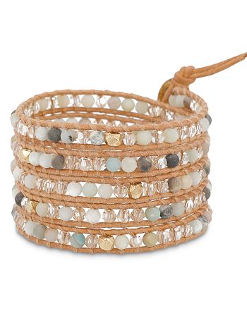 Chan Luu Beaded Leather Wrap Bracelet | Bloomingdale's