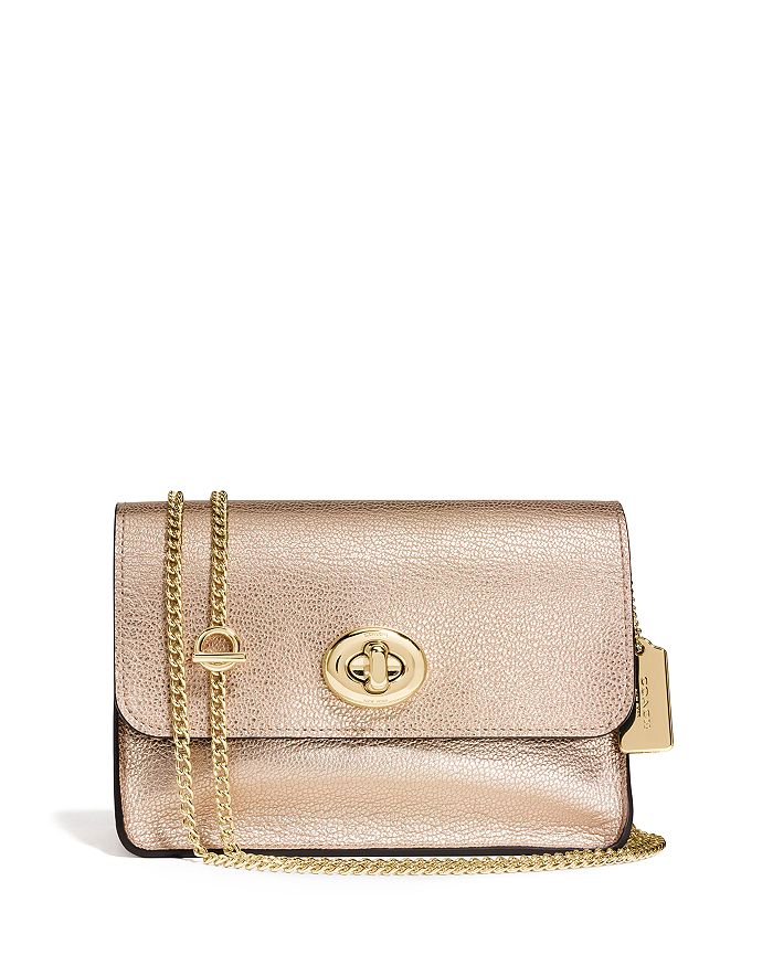 COACH Turnlock Crossbody in Refined Calf Leather | Bloomingdale's