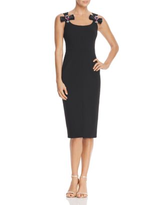 Avery G Embellished Bow-Detail Sheath Dress | Bloomingdale's