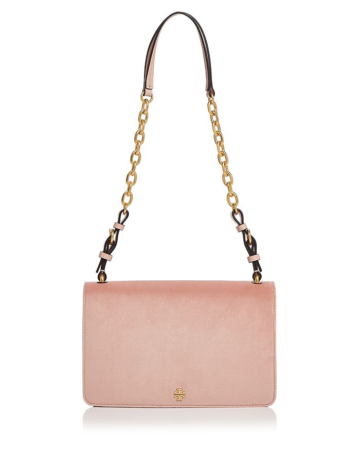 Tory Burch Sadie Velvet Shoulder Bag | Bloomingdale's