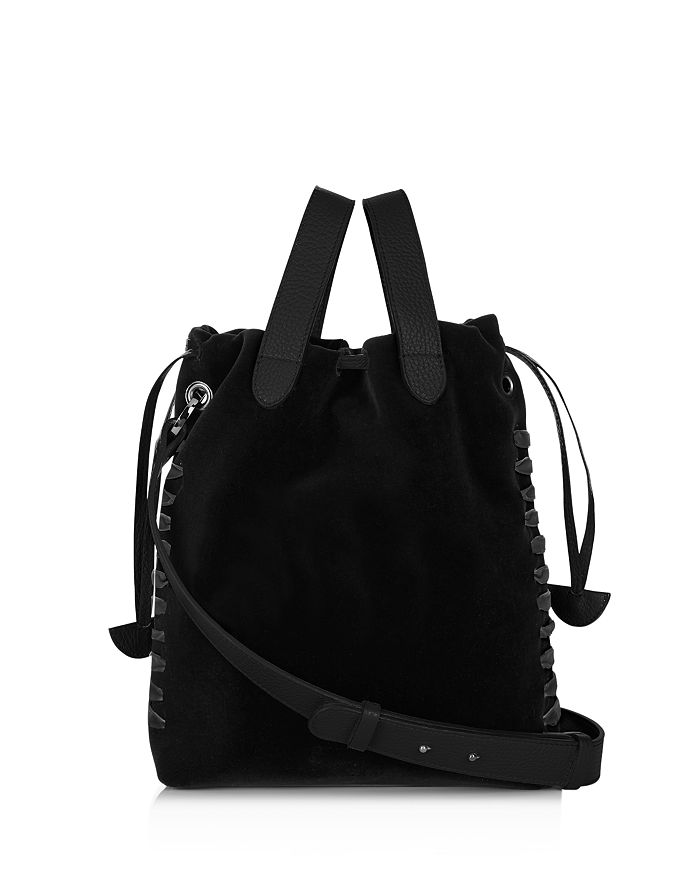 meli melo Hazel Small Velvet Bucket Bag | Bloomingdale's