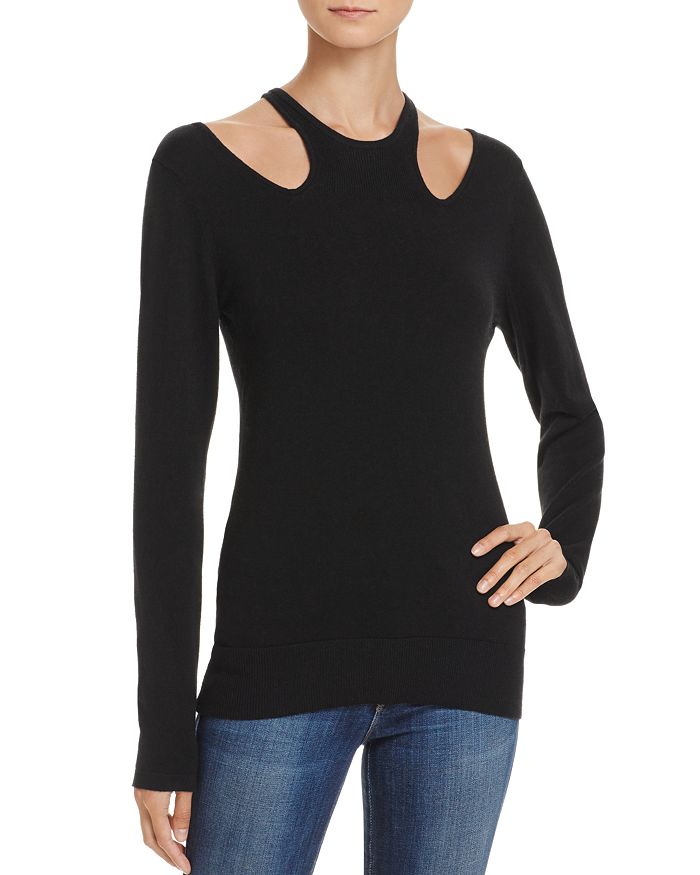 Minnie Rose Cutout Sweater | Bloomingdale's