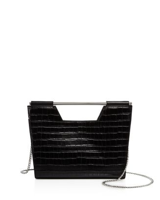 Nasty Gal Open Bar Embossed Clutch | Bloomingdale's