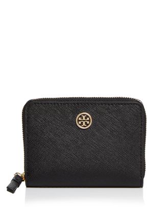 Tory Burch Robinson Leather Zip Coin Case | Bloomingdale's