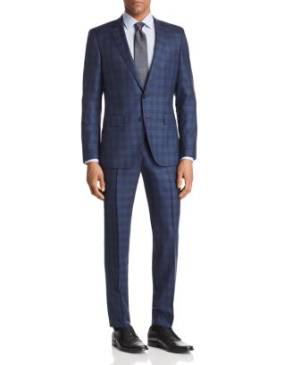 BOSS Huge/Genius Slim Fit Box Plaid Suit | Bloomingdale's