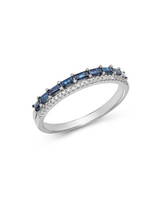 Bloomingdale's KC Designs 14K White Gold Mosaic Sapphire & Diamond ...
