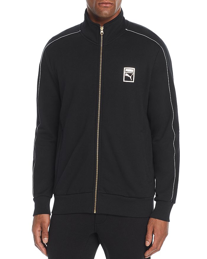 PUMA Chains Metallic Logo Track Jacket | Bloomingdale's