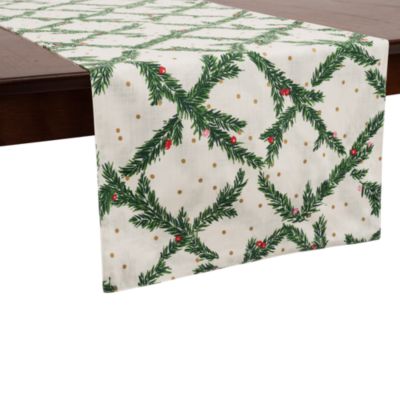 kate spade new york Pine Needles Table Runner, 72" | Bloomingdale's