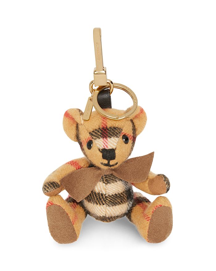 Burberry Thomas Cashmere Check Bear Charm | Bloomingdale's