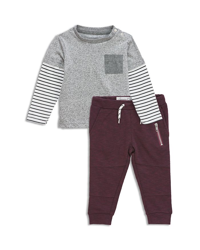 Sovereign Code Boys' Layered-Look Tee & Moto Jogger Pants Set - Baby ...