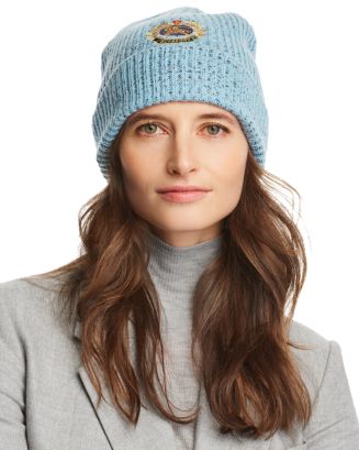 Burberry Embroidered Crest Beanie | Bloomingdale's