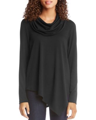 Karen Kane Cowl Neck Asymmetric Tunic Top | Bloomingdale's