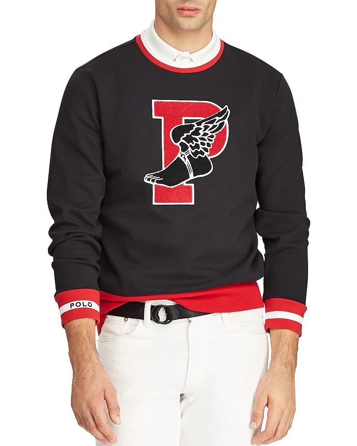 Polo Ralph Lauren Double-Knit P-Wing Logo Sweatshirt | Bloomingdale's