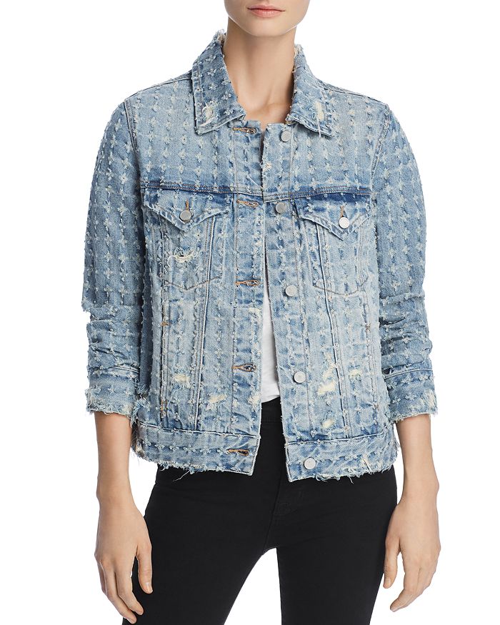 BLANKNYC Distressed Denim Jacket | Bloomingdale's