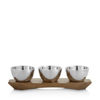 Nambé Cabo Triple Condiment Server Set | Bloomingdale's