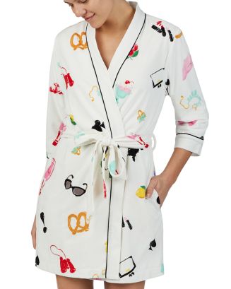 kate spade new york Printed Robe | Bloomingdale's