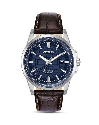 Citizen World Time Eco-Drive Watch, 41mm | Bloomingdale's