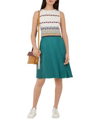 Ted Baker Ted Baker Colour by Numbers Zannan Color-Block Dress ...