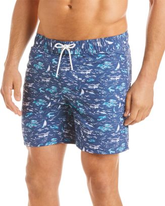 Lacoste Sea Print Swim Shorts | Bloomingdale's