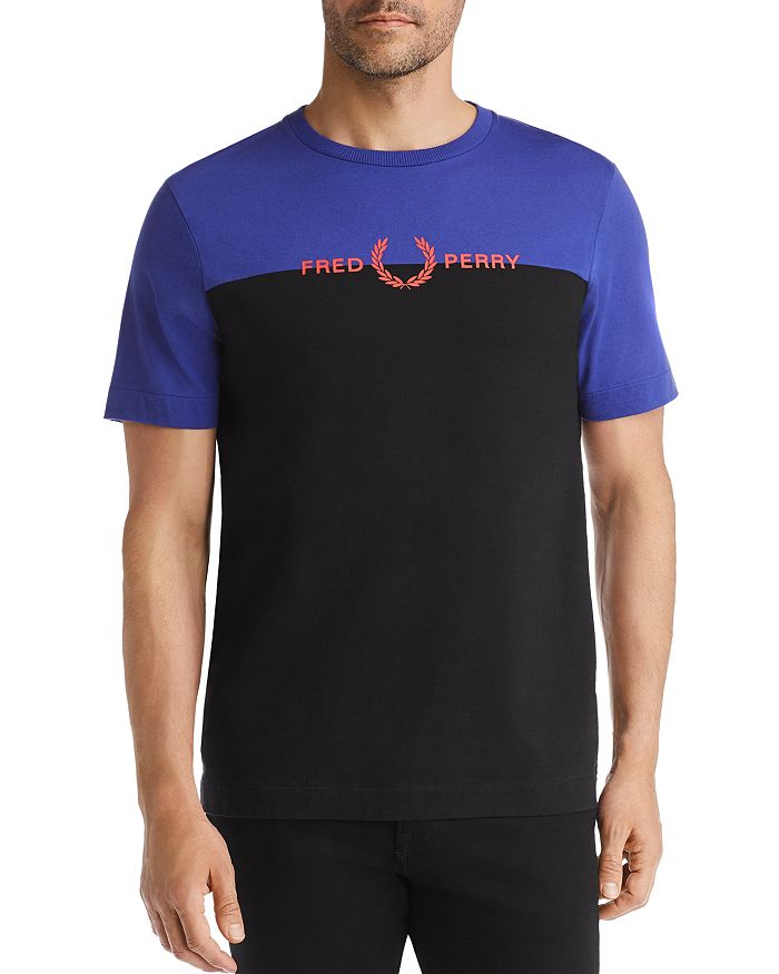 Fred Perry Color-Block Graphic Tee | Bloomingdale's