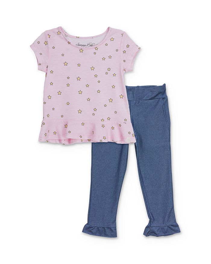 Sovereign Code Girls' Sav + Anna Star Tee & Leggings Set - Baby ...