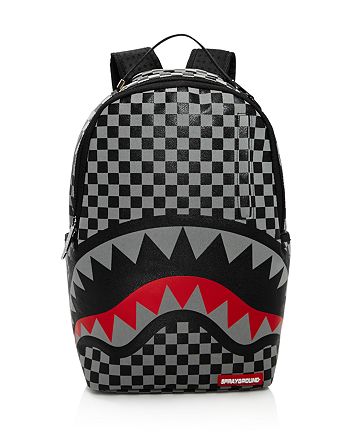Sprayground Boys' Checkered Shark Backpack | Bloomingdale's