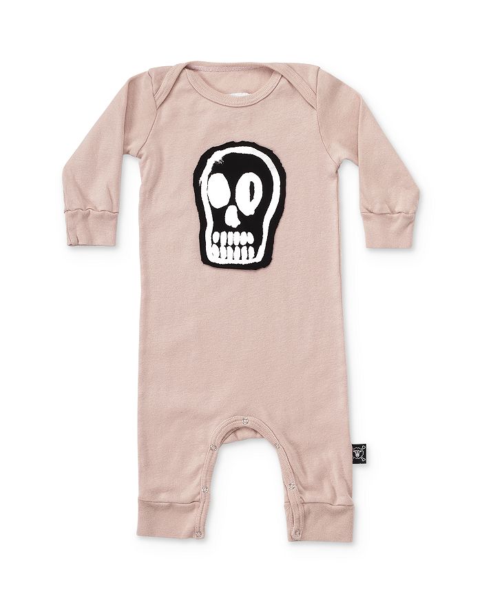 NUNUNU Girls' Dizzy Skull Playsuit - Baby | Bloomingdale's