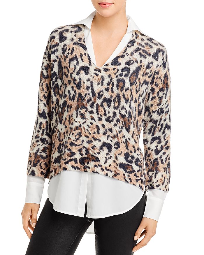 Brochu Walker Leopard Print The Looker Top | Bloomingdale's