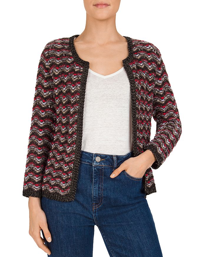 Gerard Darel Stockholm Open-front Cardigan In Black | ModeSens