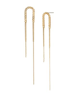 ALLSAINTS Delicate Chain Linear Earrings | Bloomingdale's