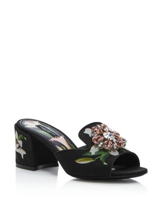 Dolce & Gabbana D & G Women's Low-Heel Slides | Bloomingdale's