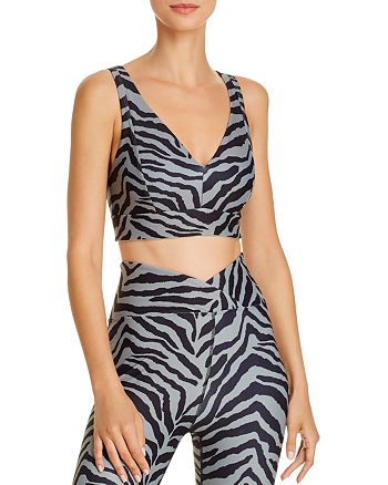 Year of Ours Studio Tiger Print Sports Bra | Bloomingdale's