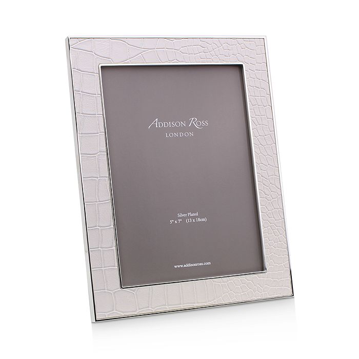 Addison Ross Faux-Croc Frame, 4" x 6" | Bloomingdale's