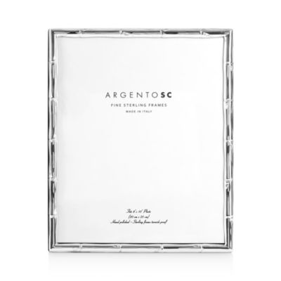 Click here for Argento Sc Bamboo Sterling Silver Frame  8 x 10 prices