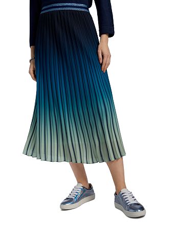 BASLER Ombré Pleated Midi Skirt | Bloomingdale's